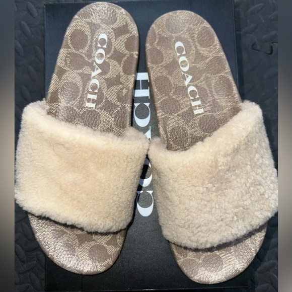 Coach | Shoes | Coach Ulla Shearling Slides | Poshmark